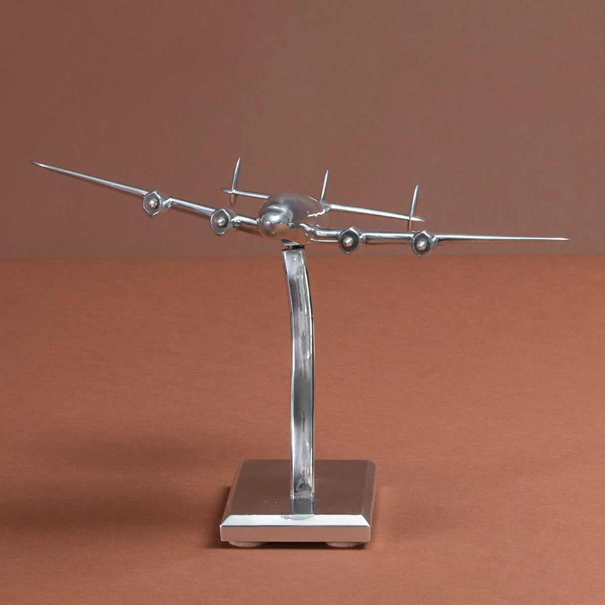 Polished Aluminium Lockheed Constellation Model – Bentleys London