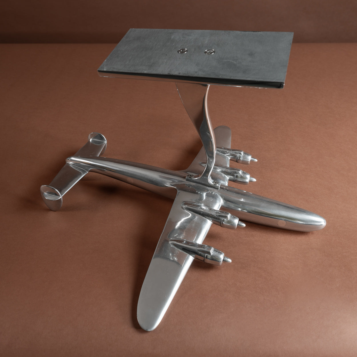 Large Polished Aluminium Lockheed Super Constellation Model – Bentleys ...
