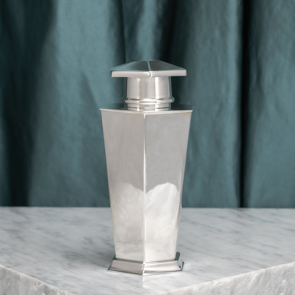 Asprey Silver Plated Hexagonal Cocktail Shaker – Bentleys London