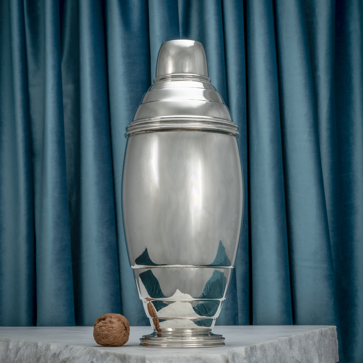 Bentleys London | Shop Silver | Large Art Deco Silver Cocktail Shaker