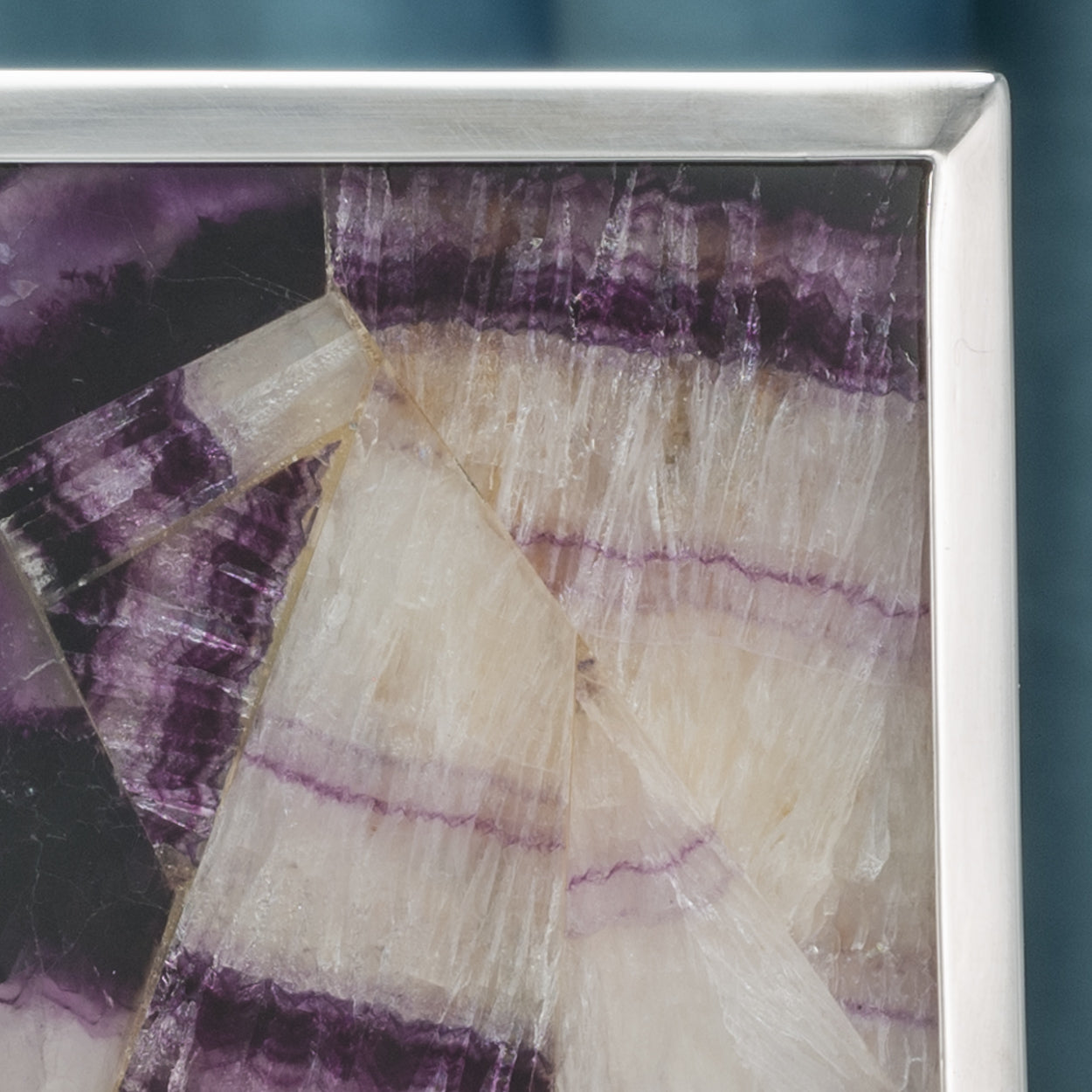 Blue John Stone and Silver Plate Box – Bentleys London