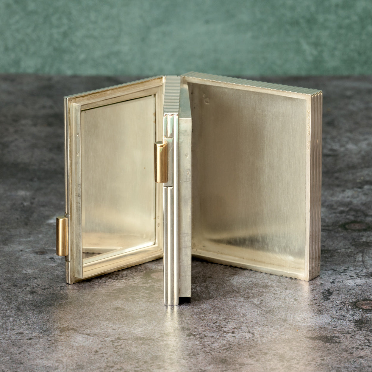 Silver Cigarette Case and Powder Compact by Cartier – Bentleys London