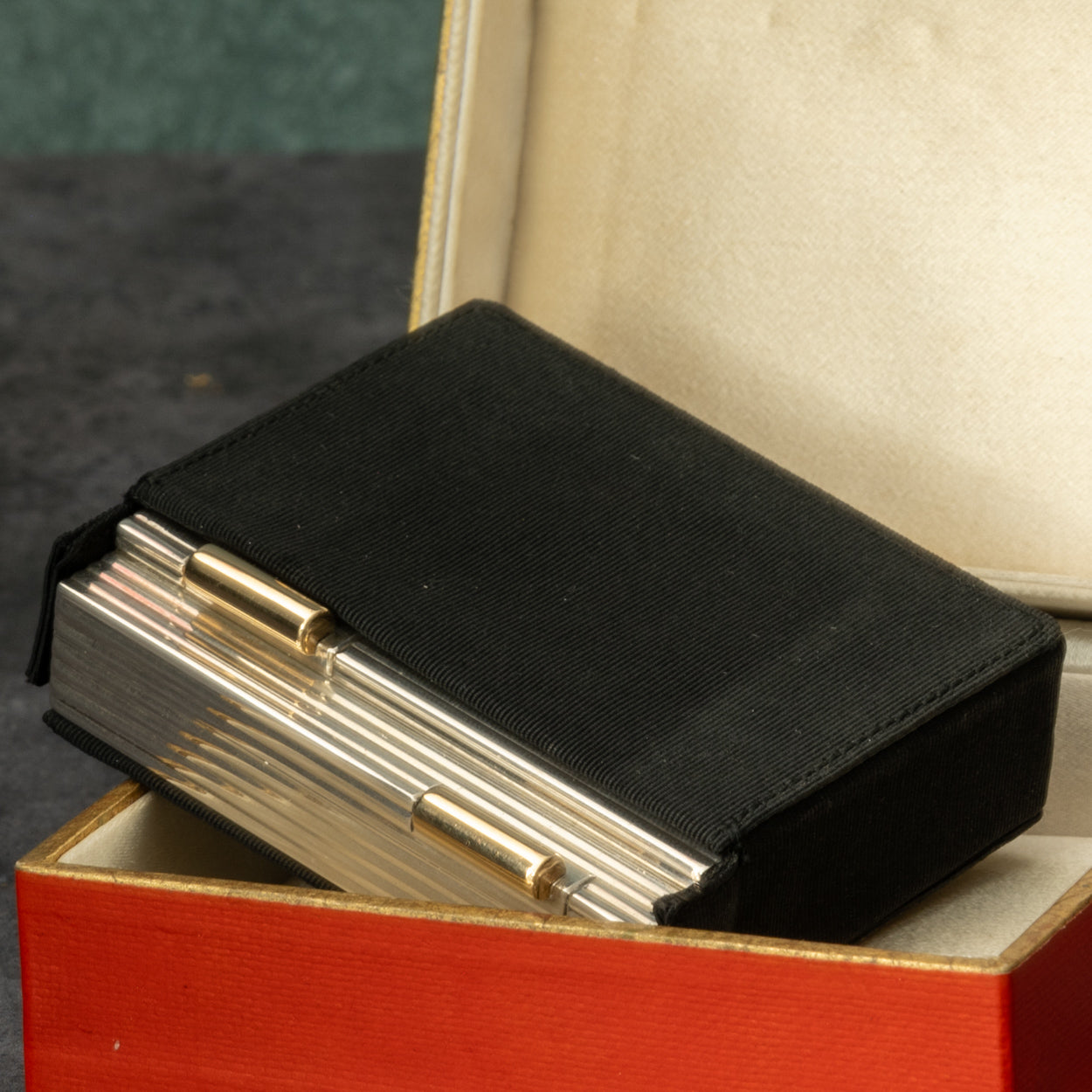 Silver Cigarette Case and Powder Compact by Cartier – Bentleys London