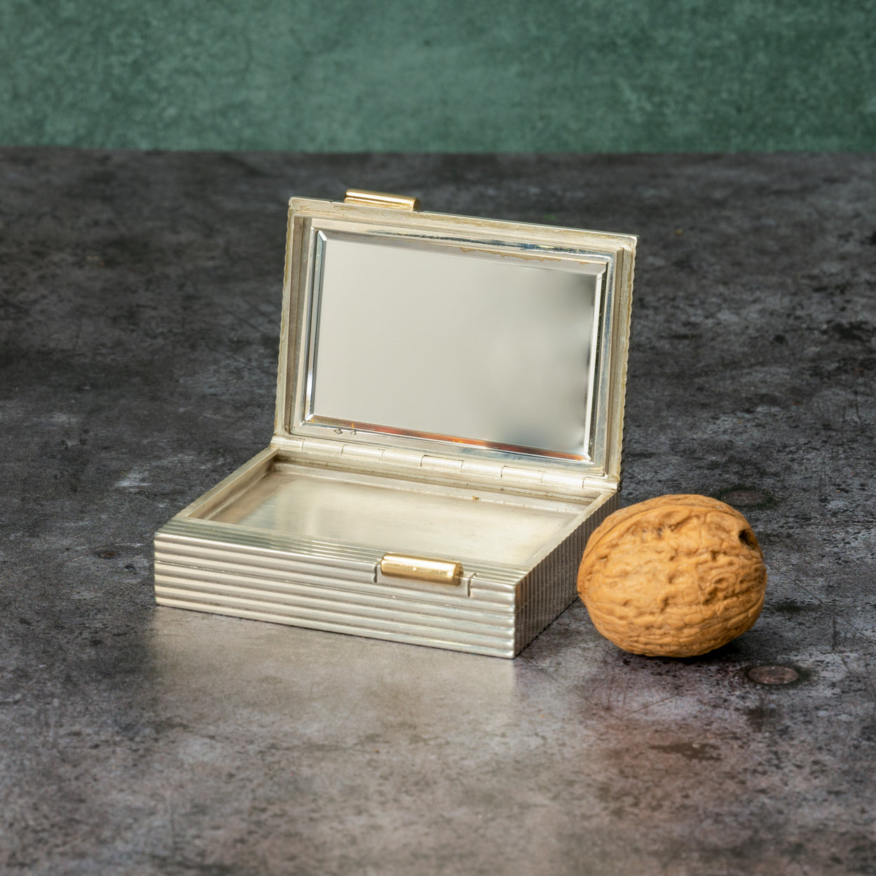 Silver Cigarette Case and Powder Compact by Cartier – Bentleys London