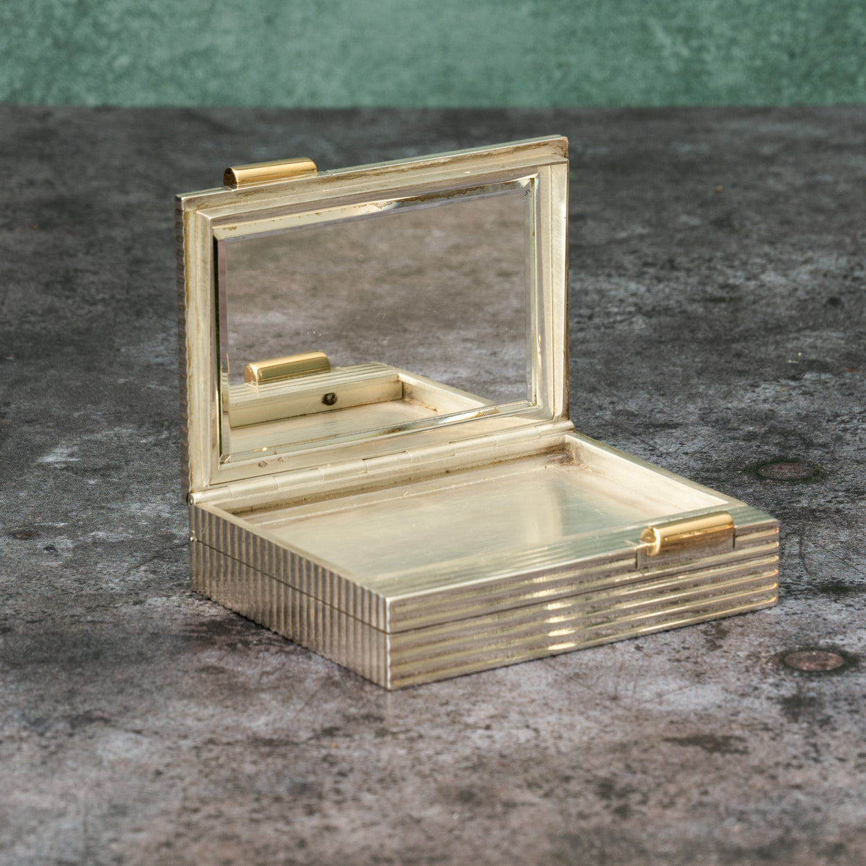 Silver Cigarette Case and Powder Compact by Cartier – Bentleys London