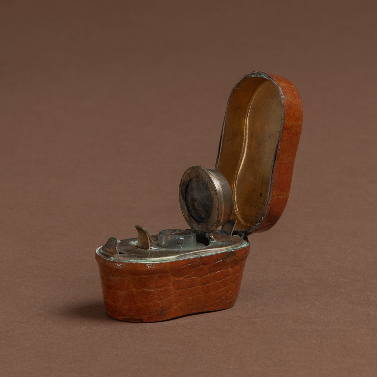 Leather Travel Inkwell – Bentleys London