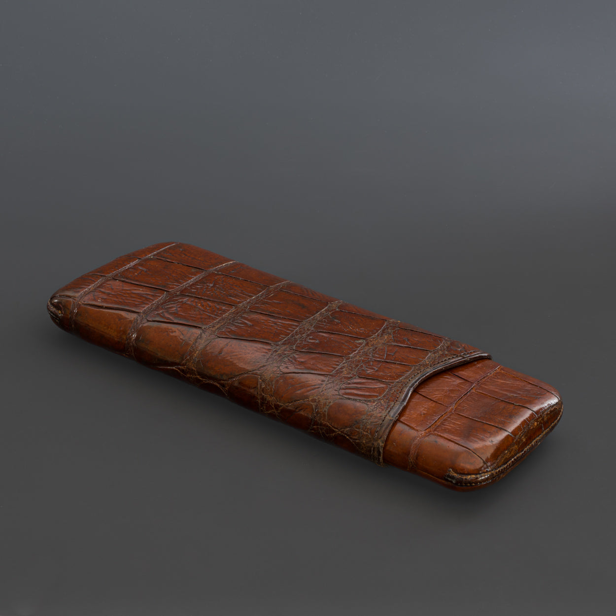 Crocodile Skin Victorian Cigar Case – Bentleys London