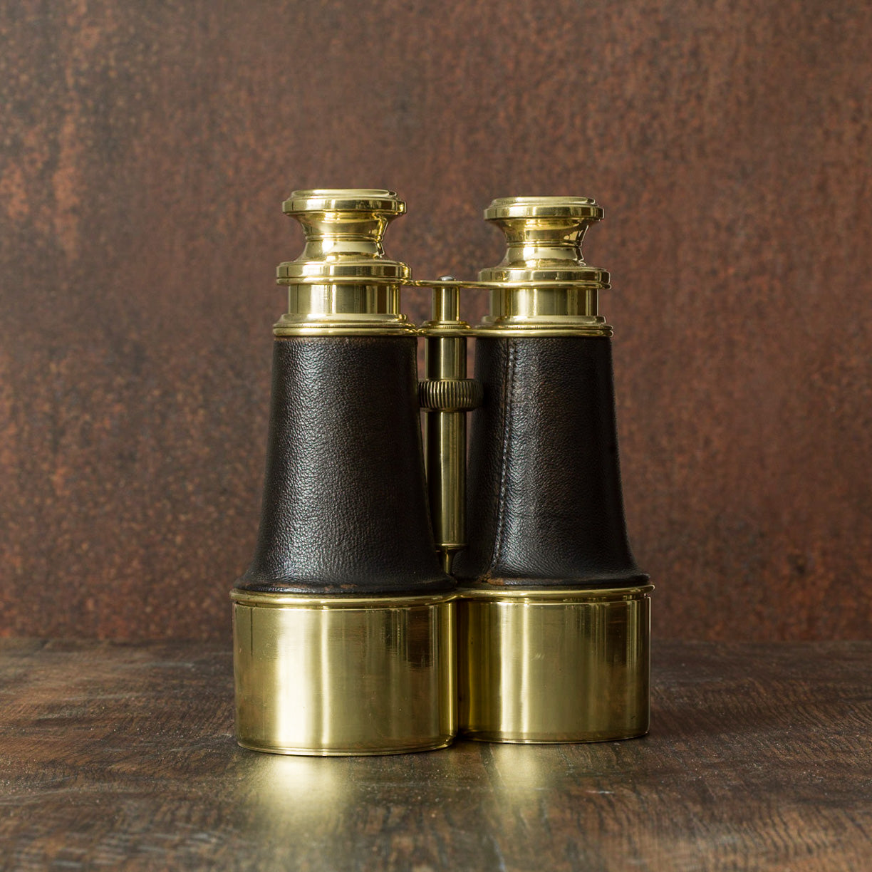 Hand Held Brass Binoculars with Leather Covering – Bentleys London