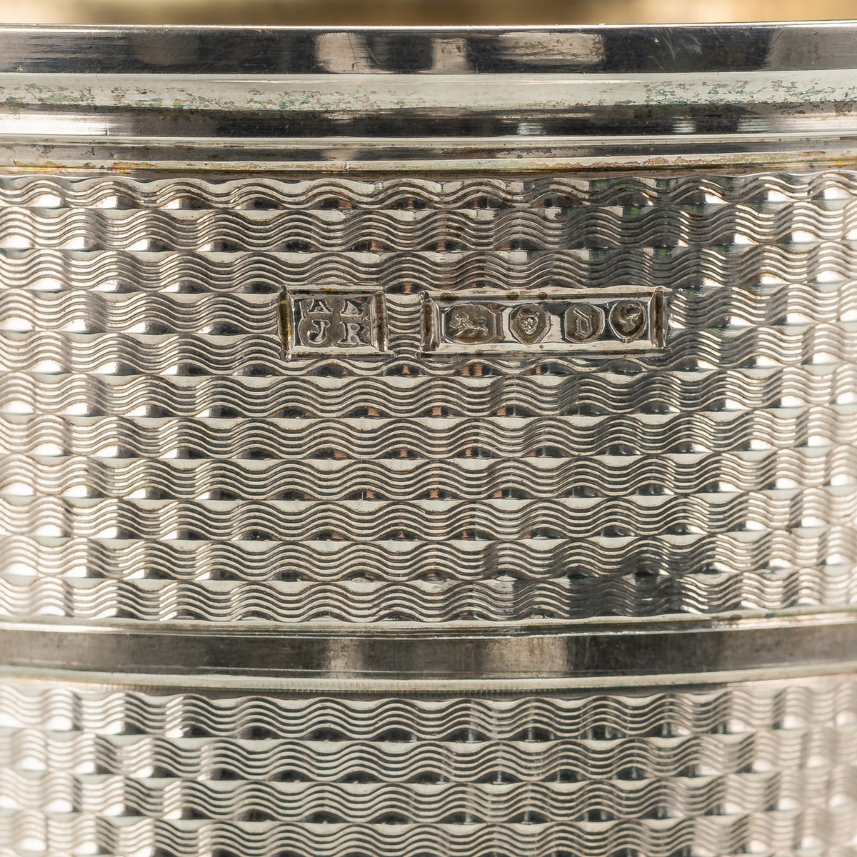 Collapsible Engine Turned Silver Cup – Bentleys London