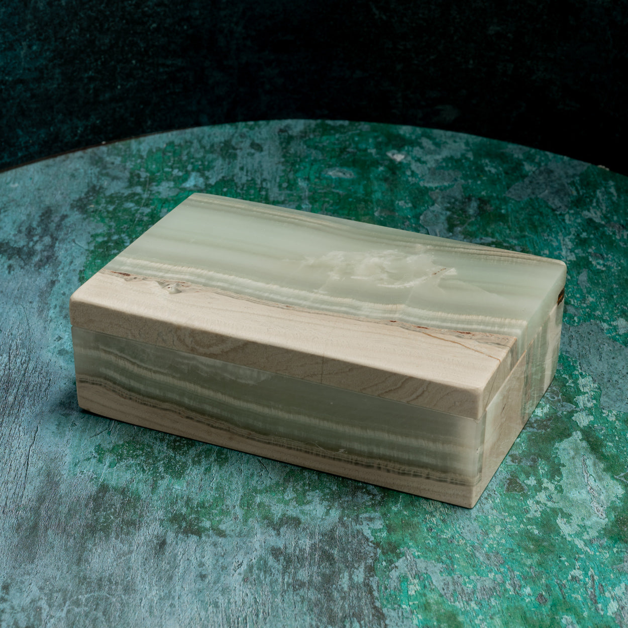 Green Onyx Stone Box – Bentleys London