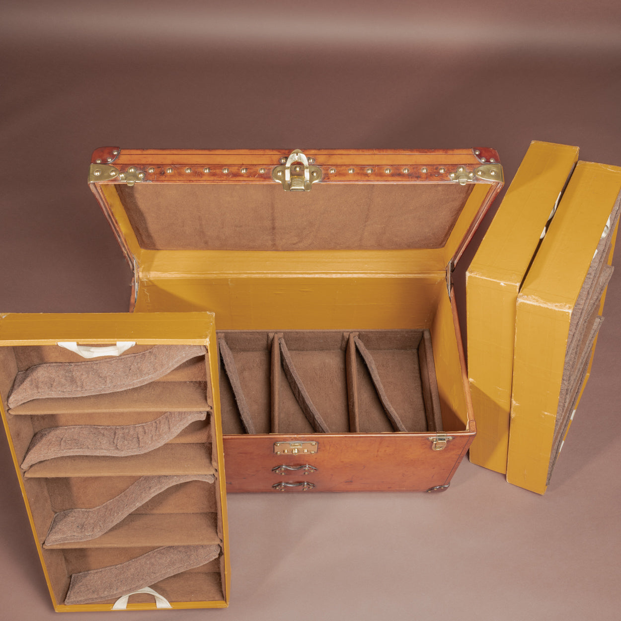 Louis Vuitton Leather Boot/Shoe Trunk – Bentleys London