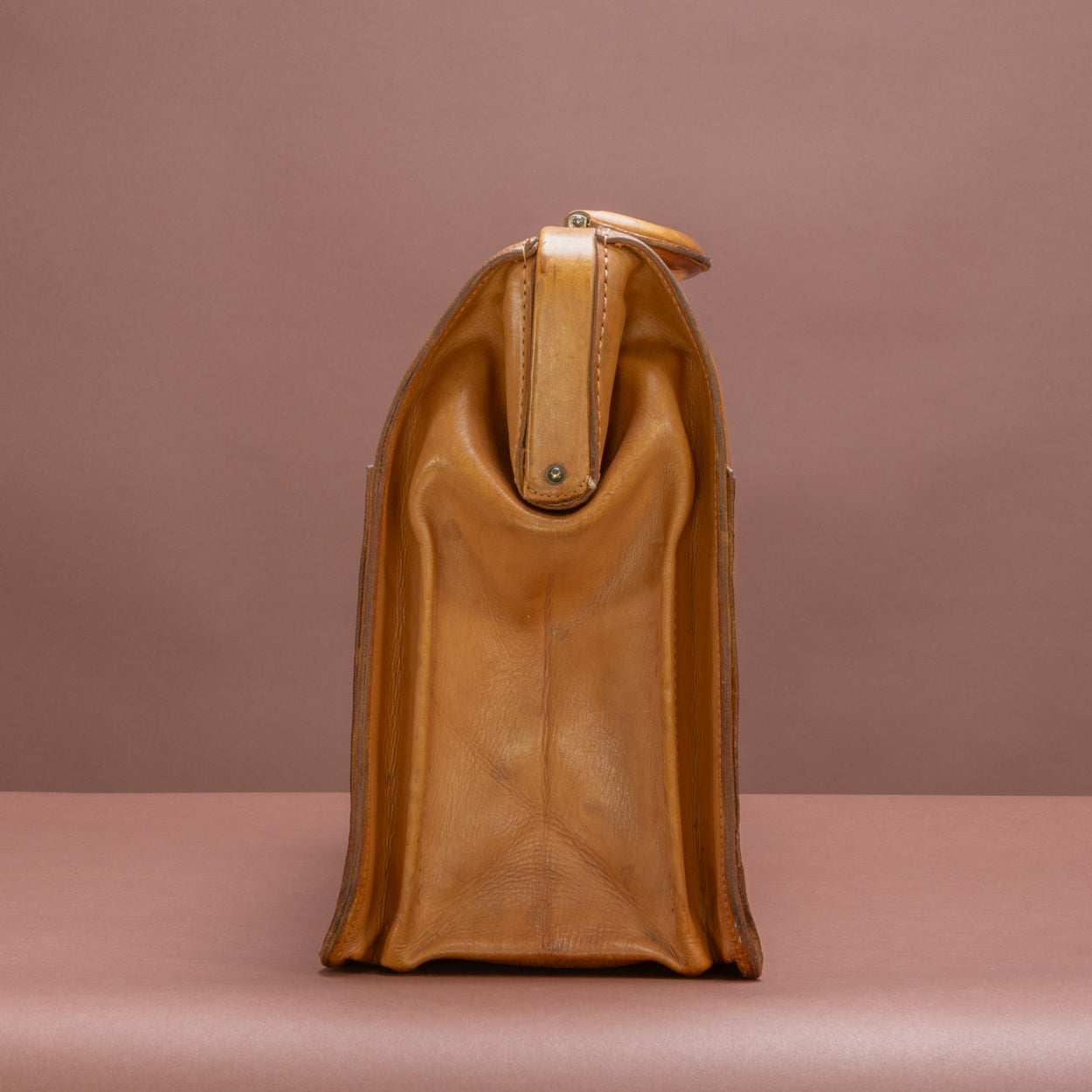 Light Tan Leather Top Frame Briefcase – Bentleys London