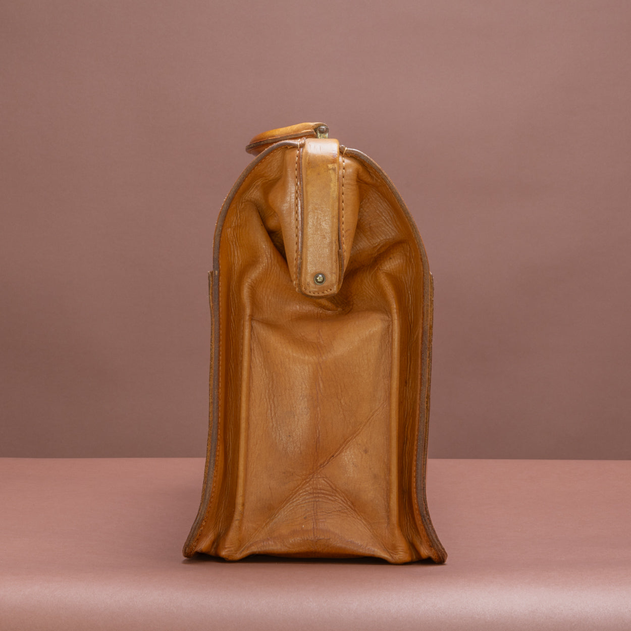 Light Tan Leather Top Frame Briefcase – Bentleys London