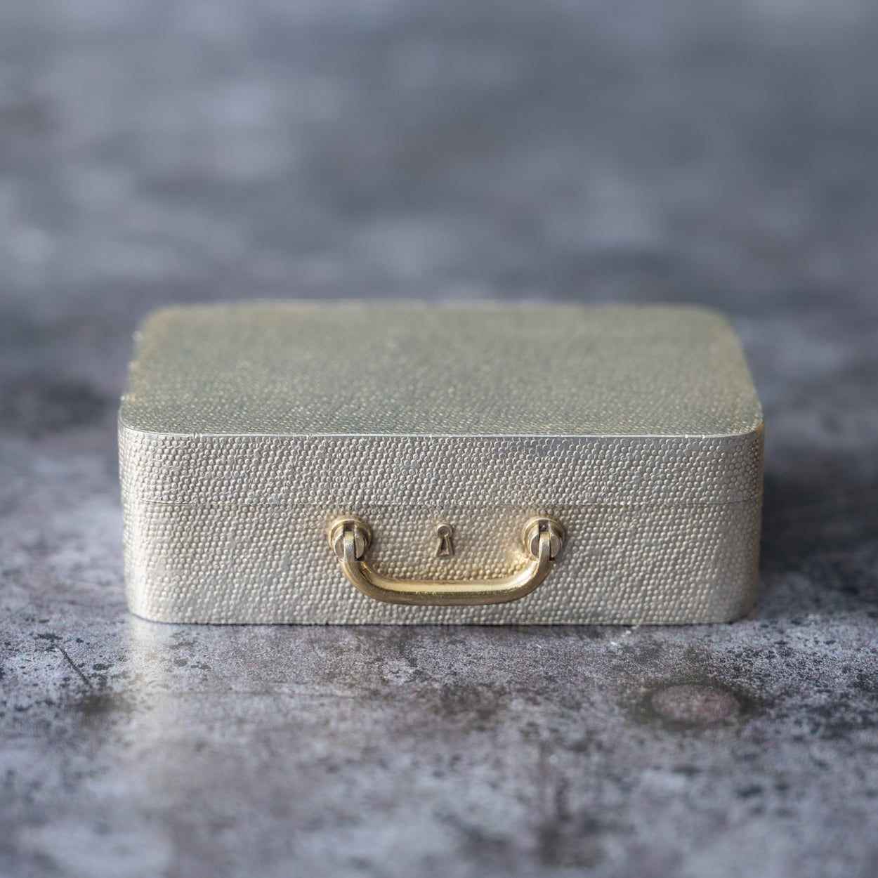 Bentleys London | Shop Silver | Miniature Silver Suitcase