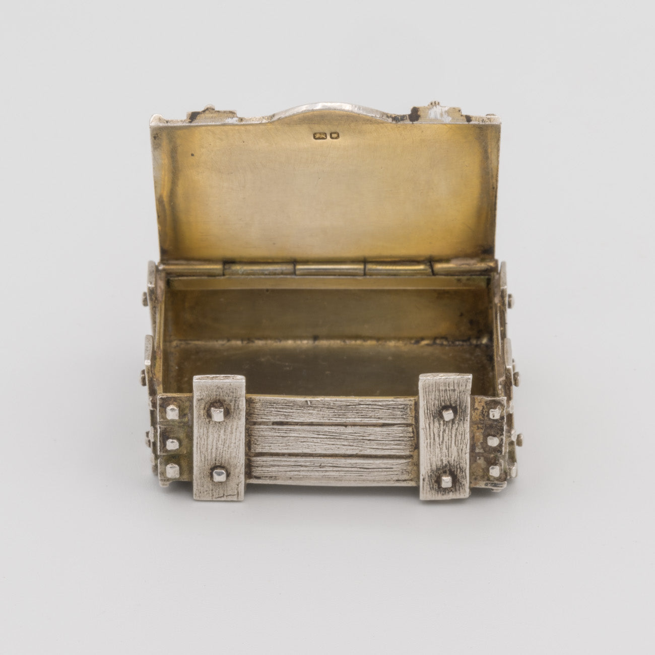 Miniature Silver 'Wooden Crate' – Bentleys London