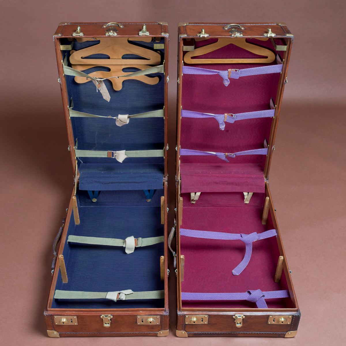 Pair of 'Piccolo' Wardrobe Trunks – Bentleys London