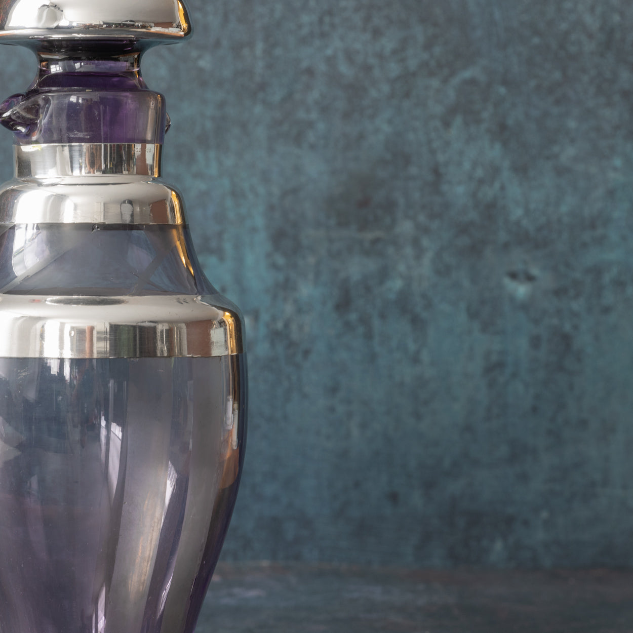 Glass and Silver Cocktail Shaker – Bentleys London