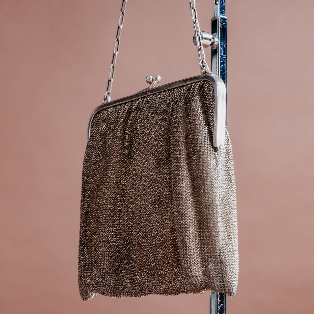 Silver Chainmail Evening Bag – Bentleys London