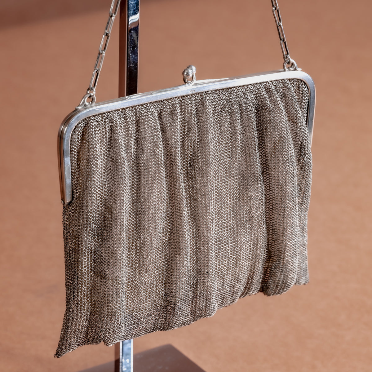 Silver Chainmail Evening Bag – Bentleys London