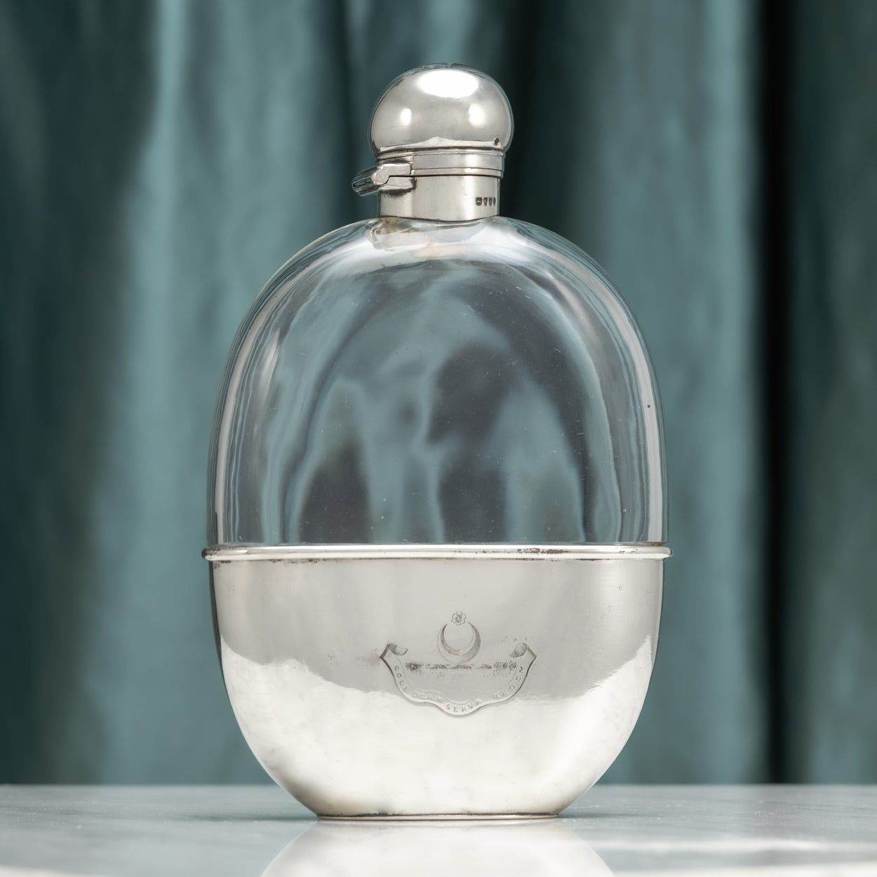 Silver Sandwich Tin and Flask Set – Bentleys London