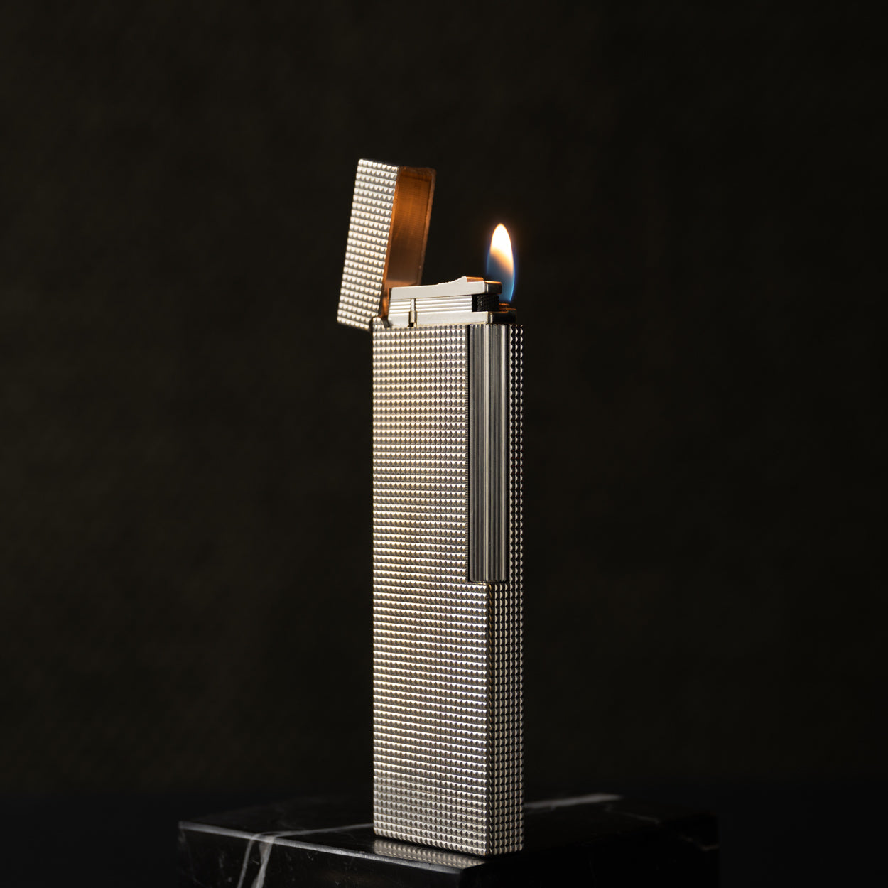 Silver Plated Dupont Table Lighter – Bentleys London