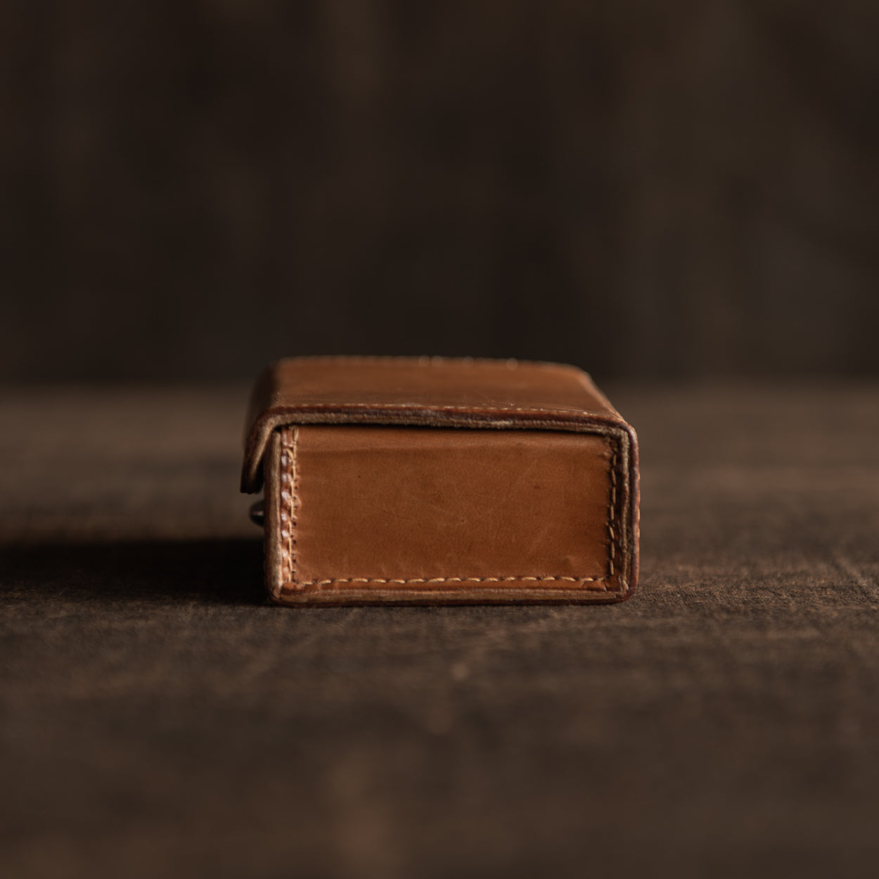 Mid Tan Leather Stud Box – Bentleys London