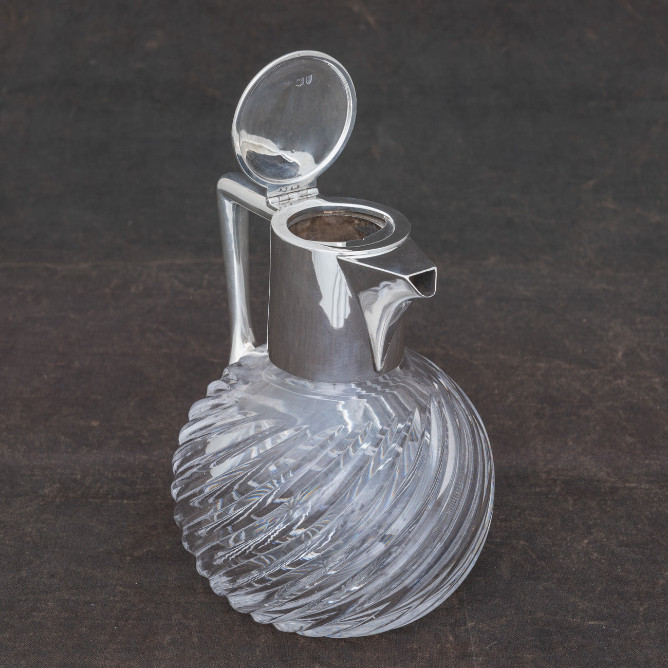 Silver Topped Cut Glass Claret Jug – Bentleys London