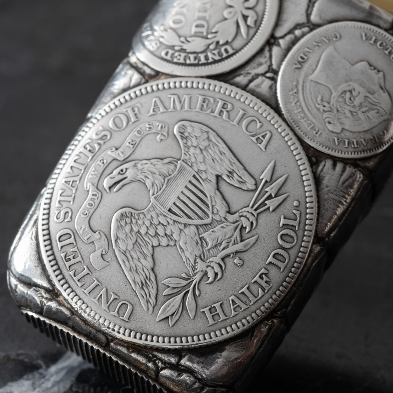 Silver Coin Vesta/Match Case – Bentleys London