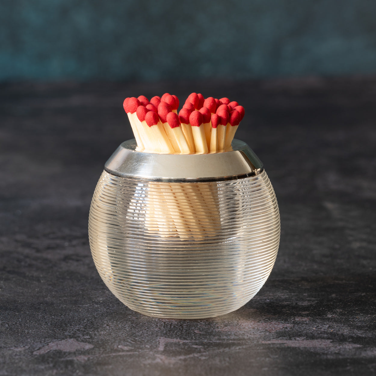 Small Clear Glass Match Striker – Bentleys London