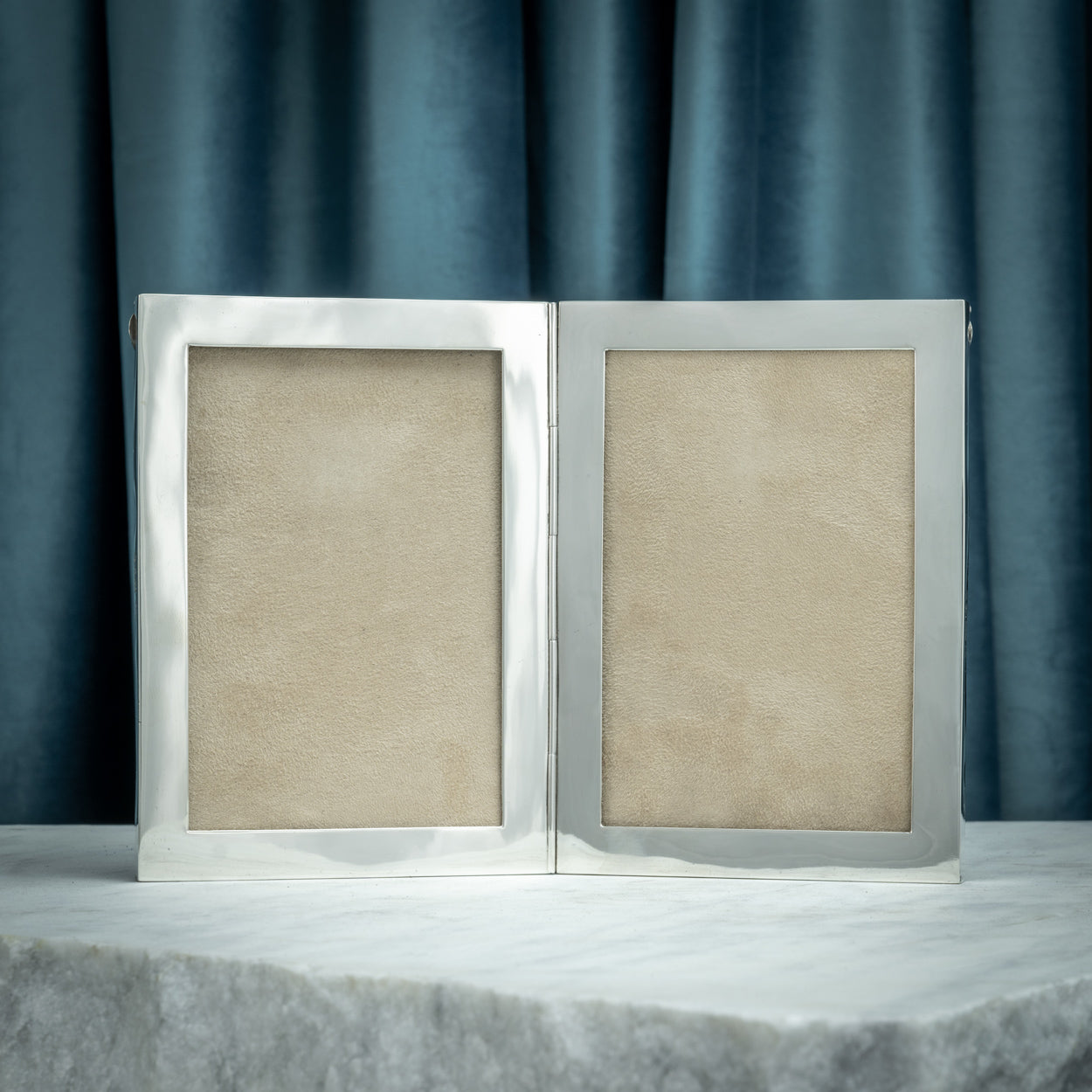 Hinged Silver Double Frame – Bentleys London