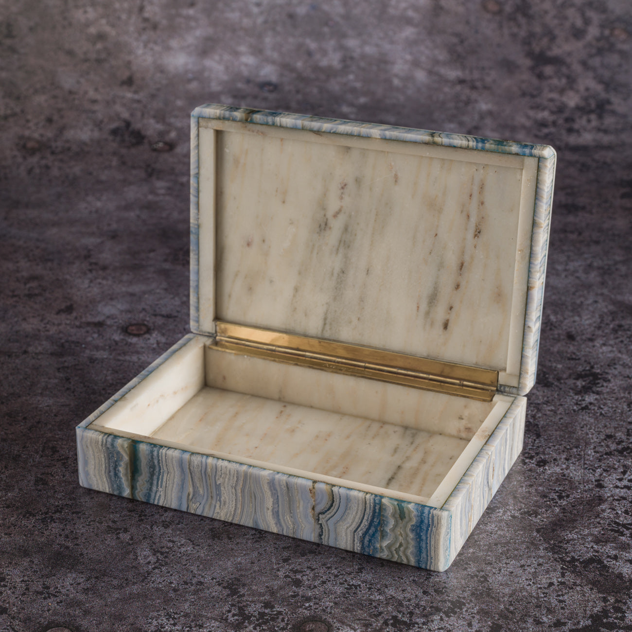 Asprey Blue Onyx Stone Box – Bentleys London
