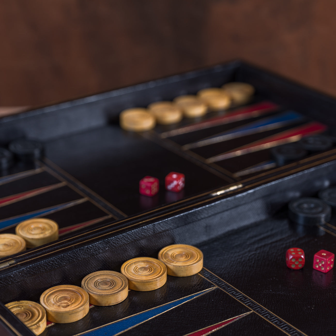 Backgammon, Chess and Checker Board Set – Bentleys London