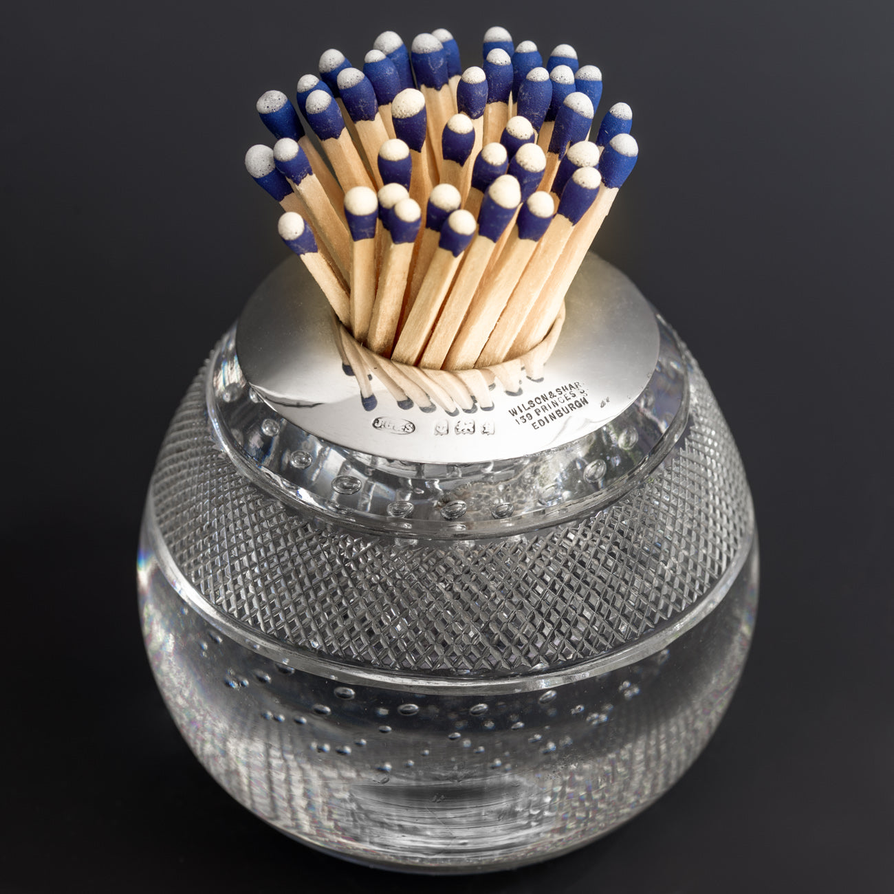 Cut Glass Match Striker – Bentleys London