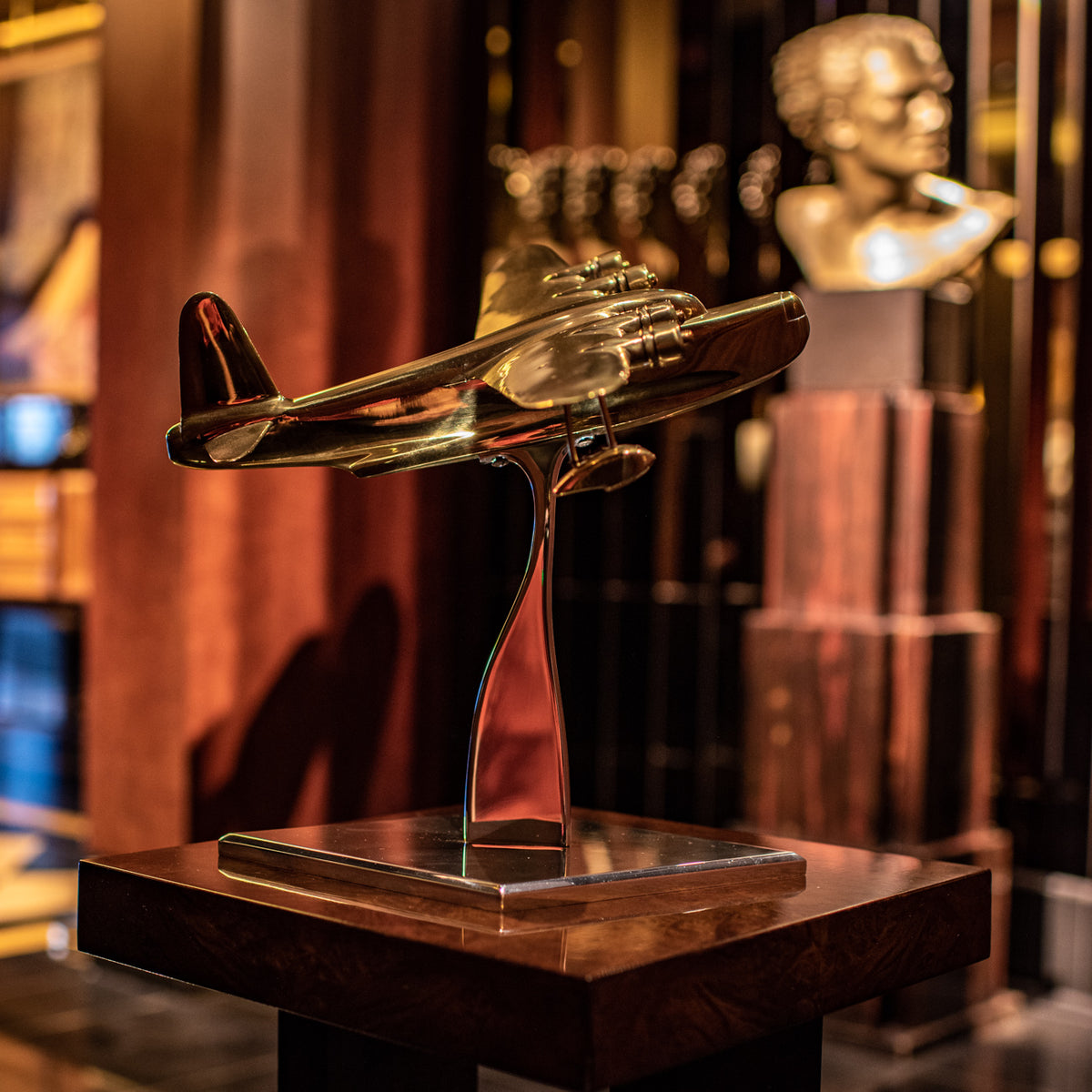 Sunderland Flying Boat Brass Model – Bentleys London