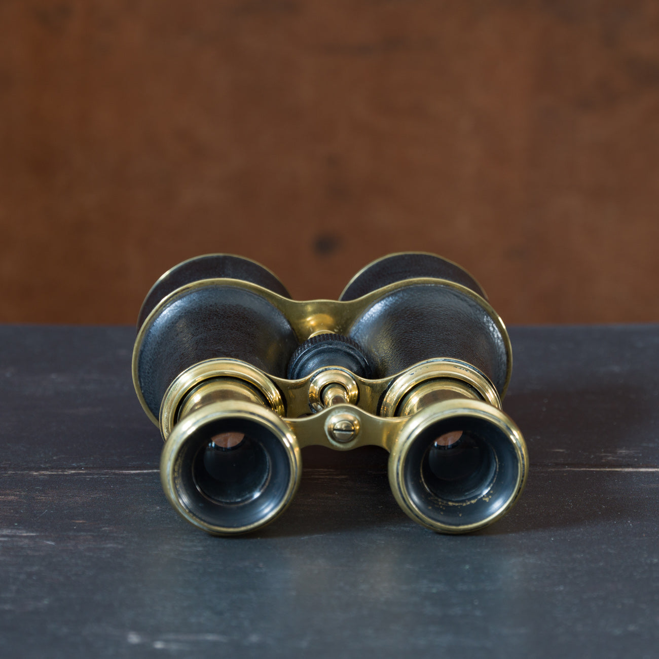Hand Held Leather Covered Brass Binoculars – Bentleys London