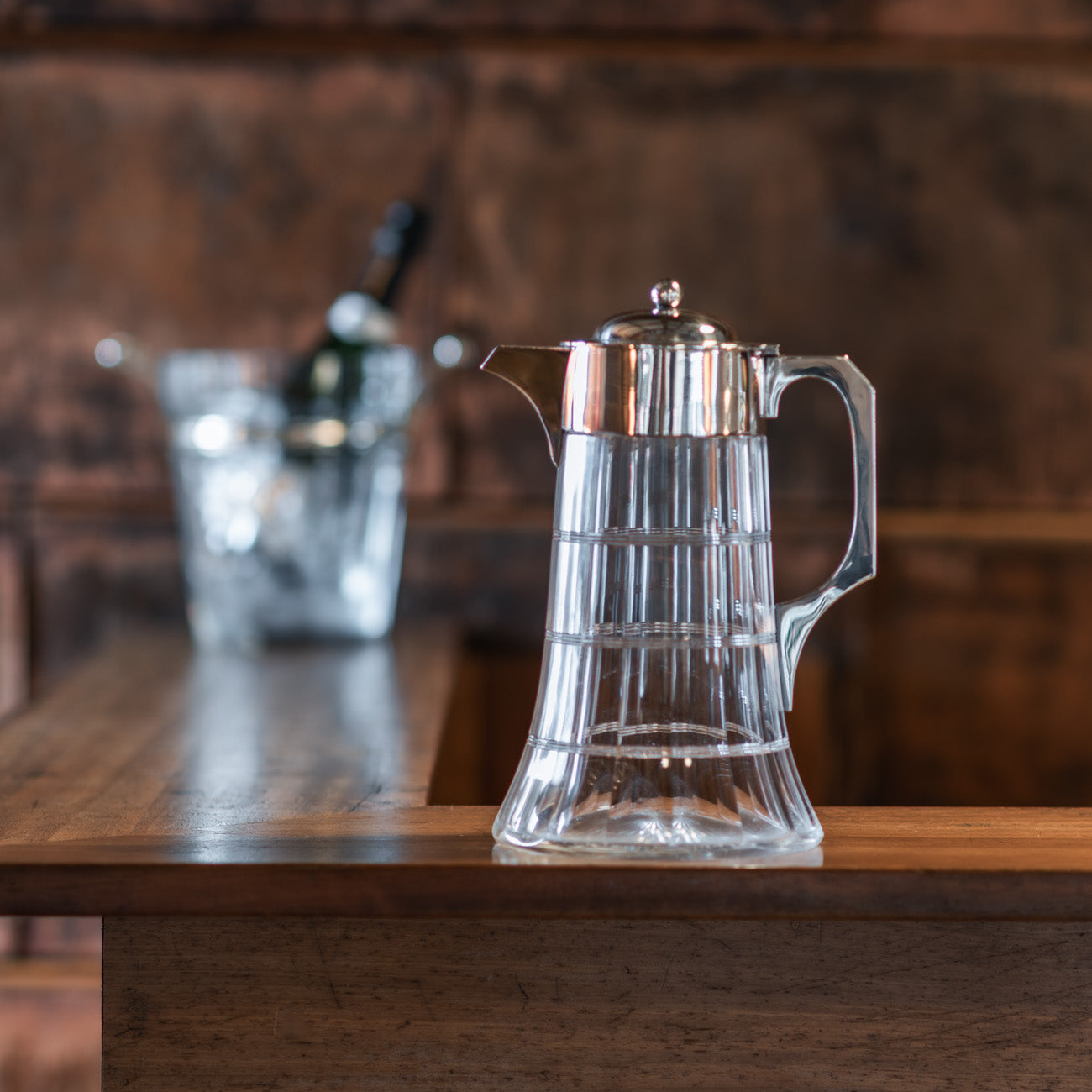 Large Silver Mounted Cut Glass Jug – Bentleys London