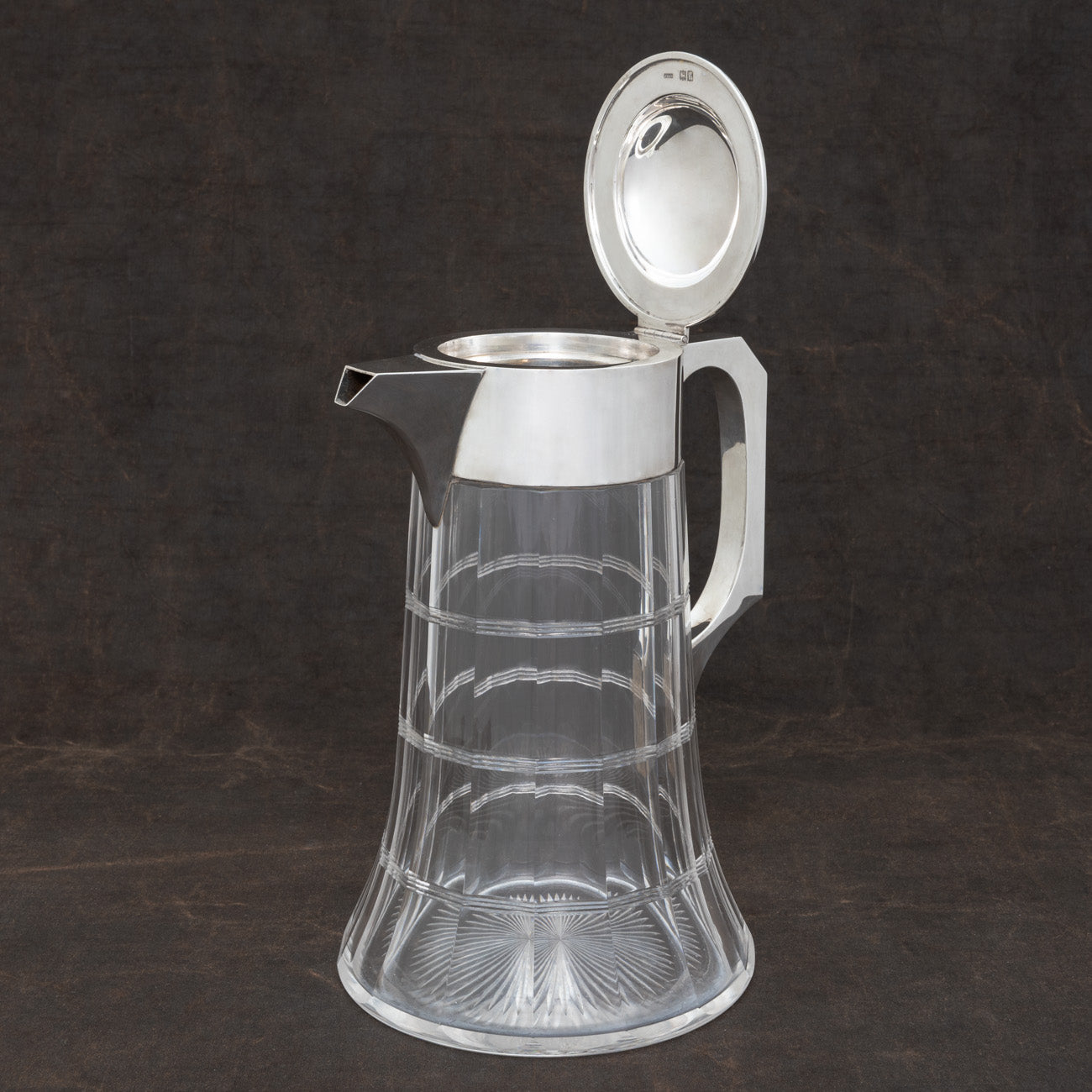 Large Silver Mounted Cut Glass Jug – Bentleys London