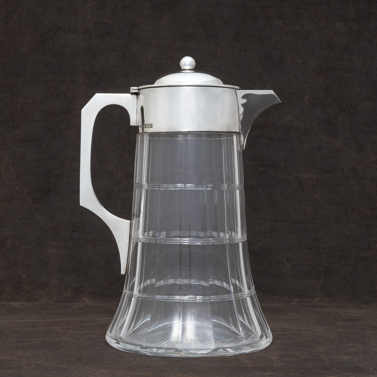 Large Silver Mounted Cut Glass Jug – Bentleys London