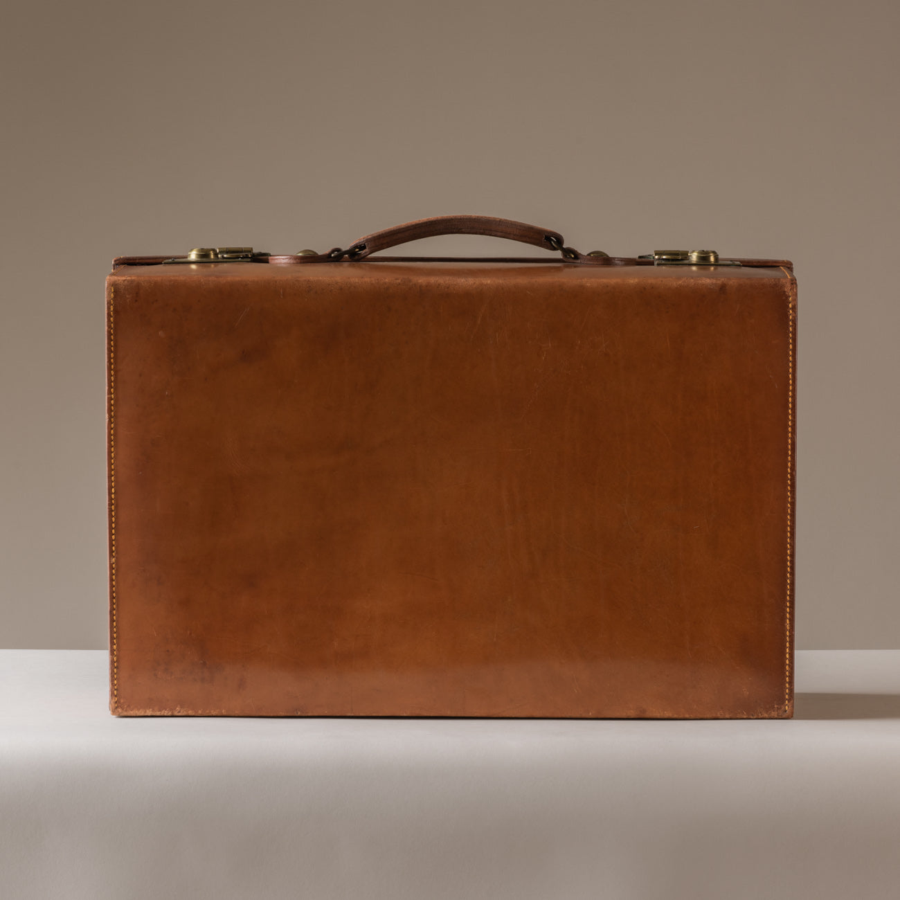 Tan Leather Suitcase – Bentleys London