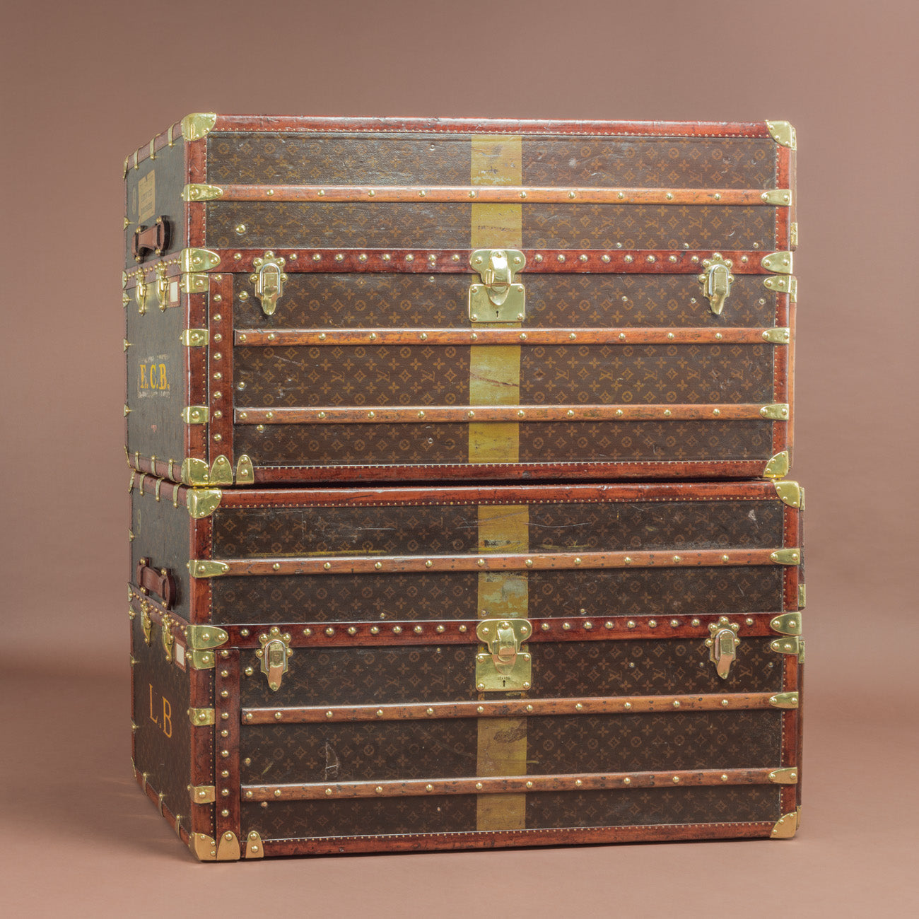 Bentleys London | Shop Vintage Luggage | Pair of Large Louis Vuitton ...