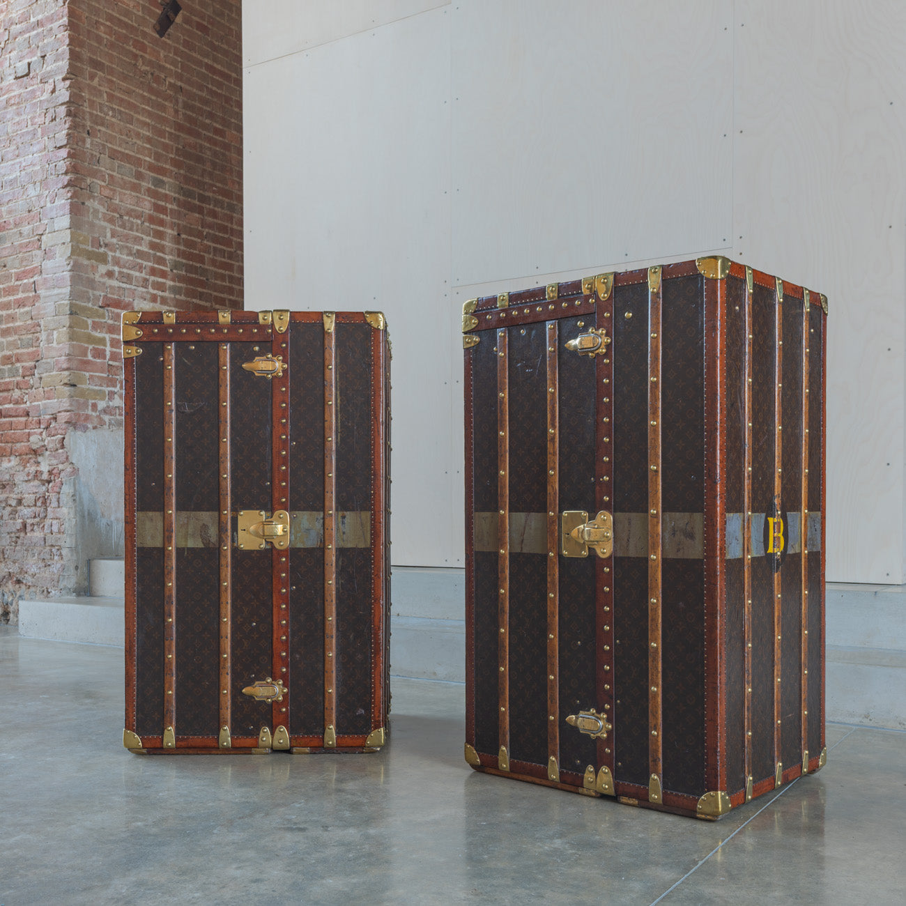 Bentleys London | Shop Vintage Luggage | Pair of Large Louis Vuitton ...