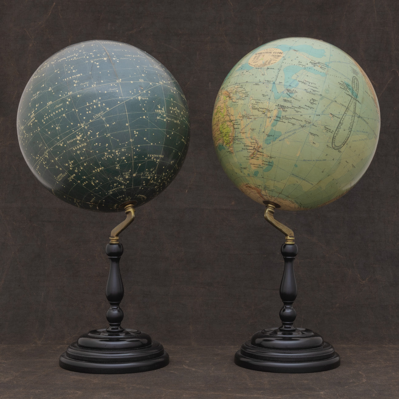 Pair of Philip & Son 12 Inch Globes – Bentleys London