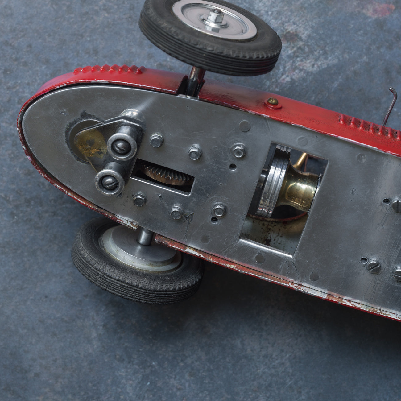 Red Metal Body Track Rail Race Car – Bentleys London