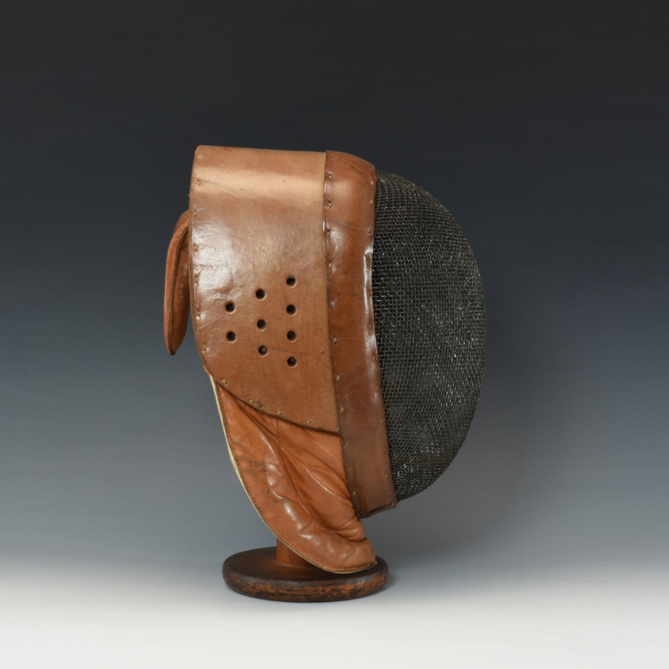 Leather and Steel Mesh Fencing Masks – Bentleys London