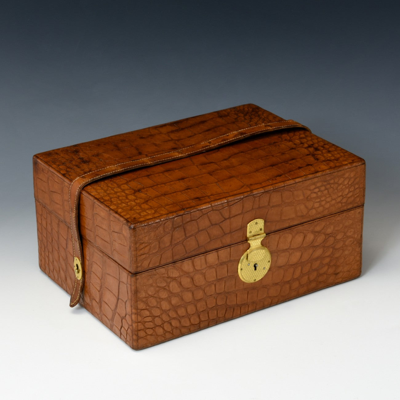 Crocodile Skin Fitted Box – Bentleys London