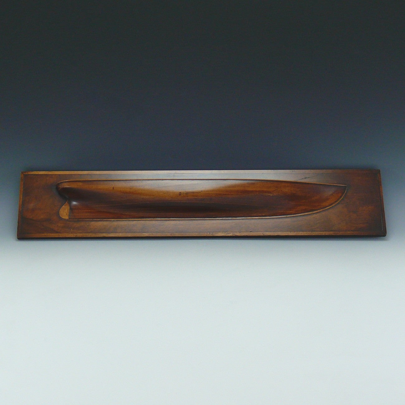 Carved Walnut Half Hull Boat Model – Bentleys London