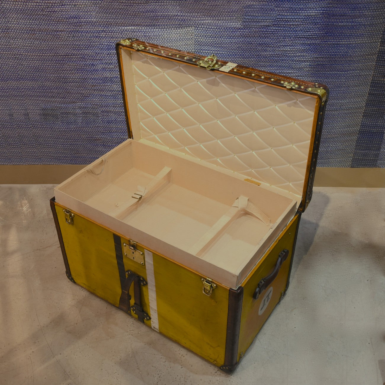 Yellow Louis Vuitton Steamer Trunk – Bentleys London