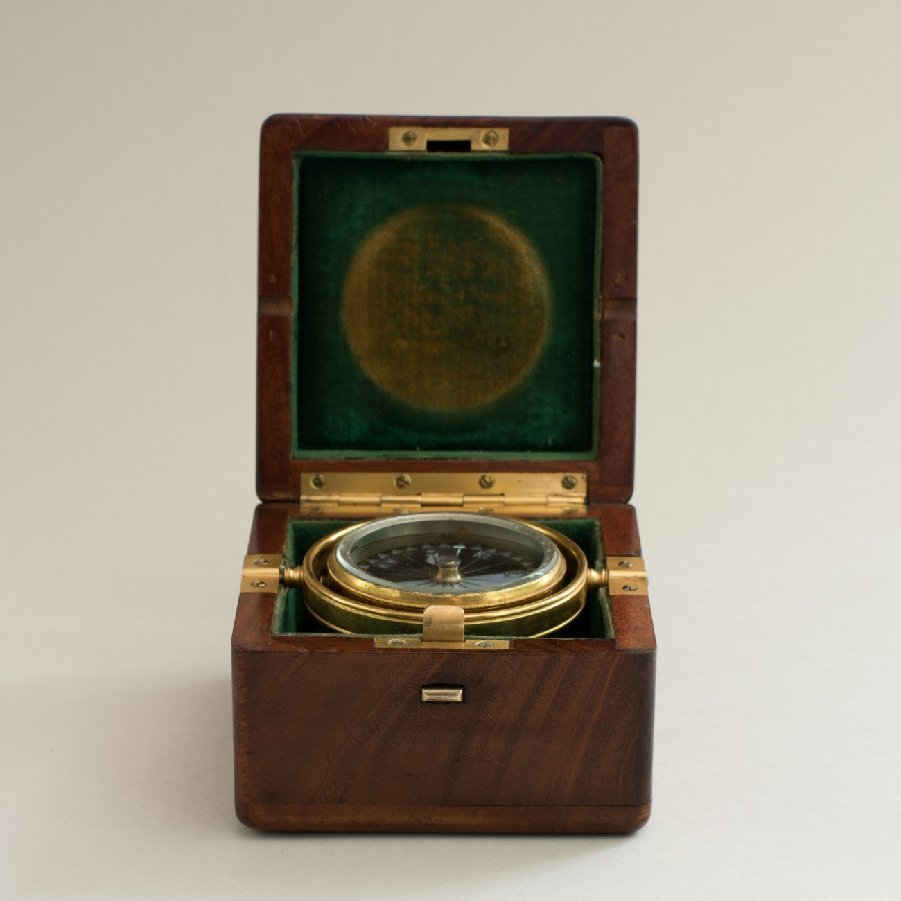 Mahogany Cased Gimballed Compass – Bentleys London