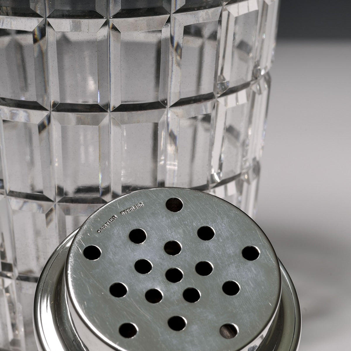 Large Cartier Cut Glass Cocktail Shaker – Bentleys London