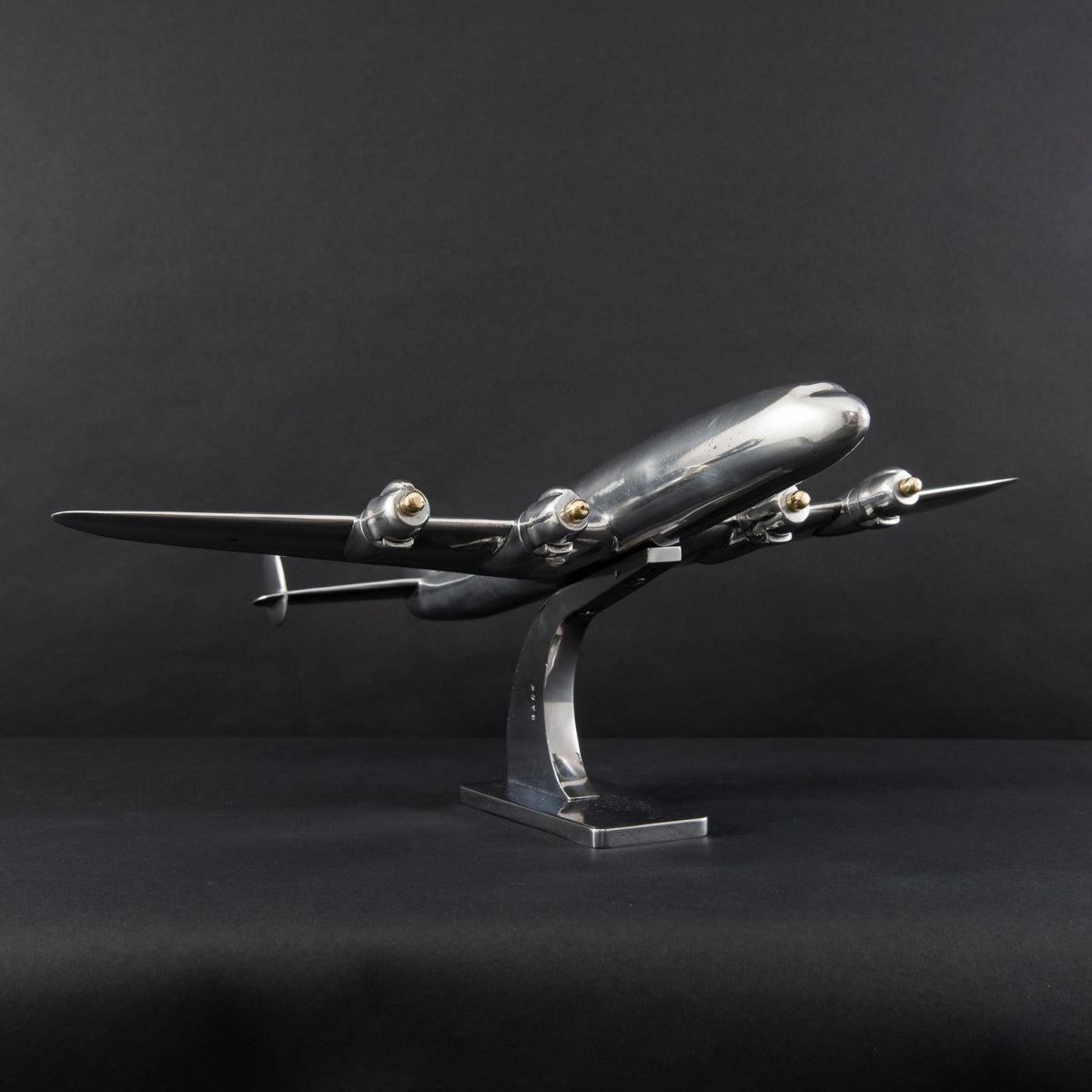 Polished Aluminium Lockheed Constellation Model – Bentleys London